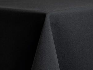 Black Solid | Solid, Linens | Event Rents